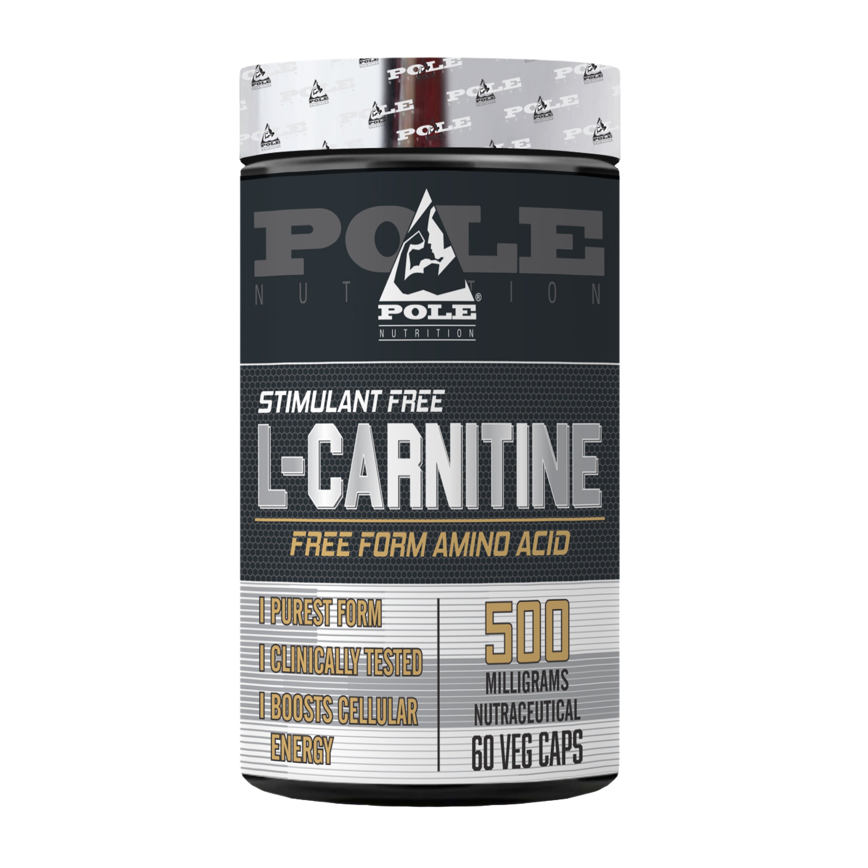 L-Carnitine, 60 Capsules – Pole Nutrition